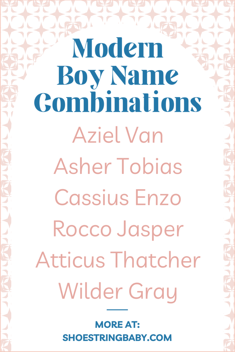 113 Striking Name Combinations for Baby Boys