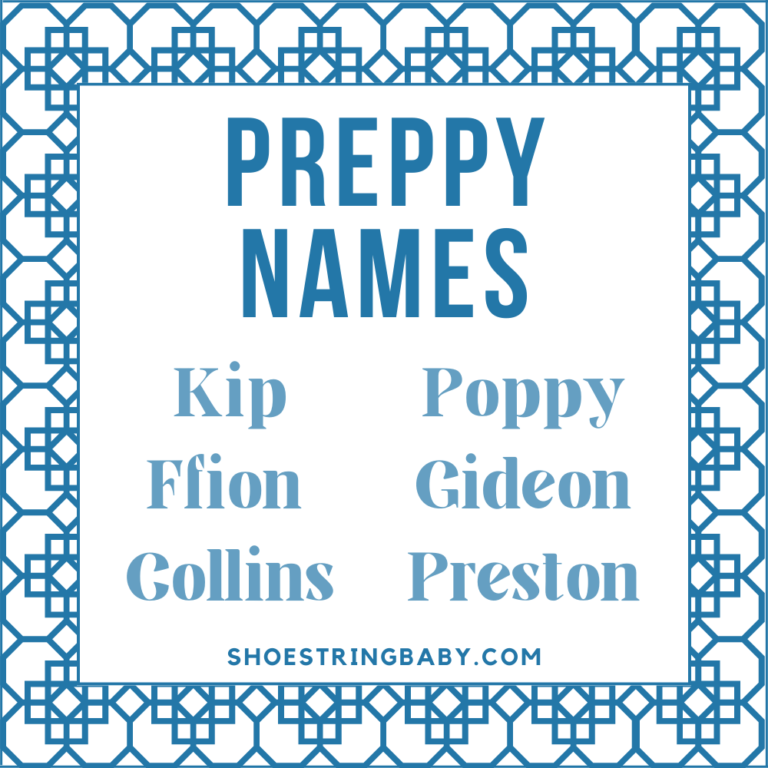 99 Old Money Pretentious Names for Posh Babies