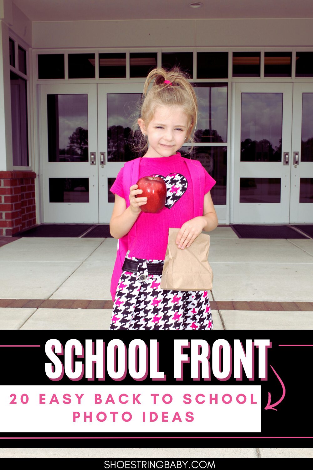 20 Simple Back to School Picture Ideas | Shoestring Baby