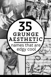 35 Grunge Names for Your Alternative Rock Baby