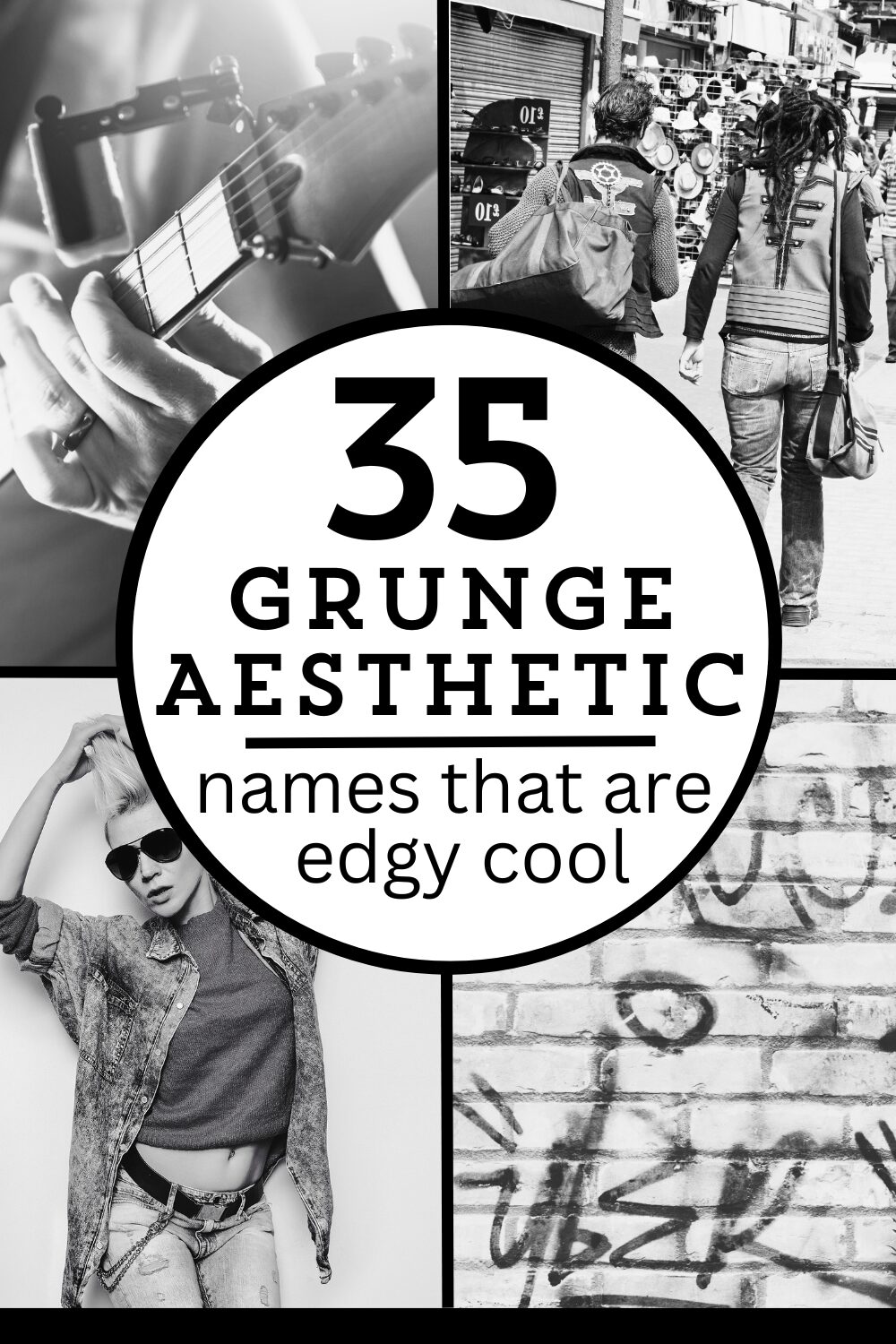 35 Grunge Names for Your Alternative Rock Baby