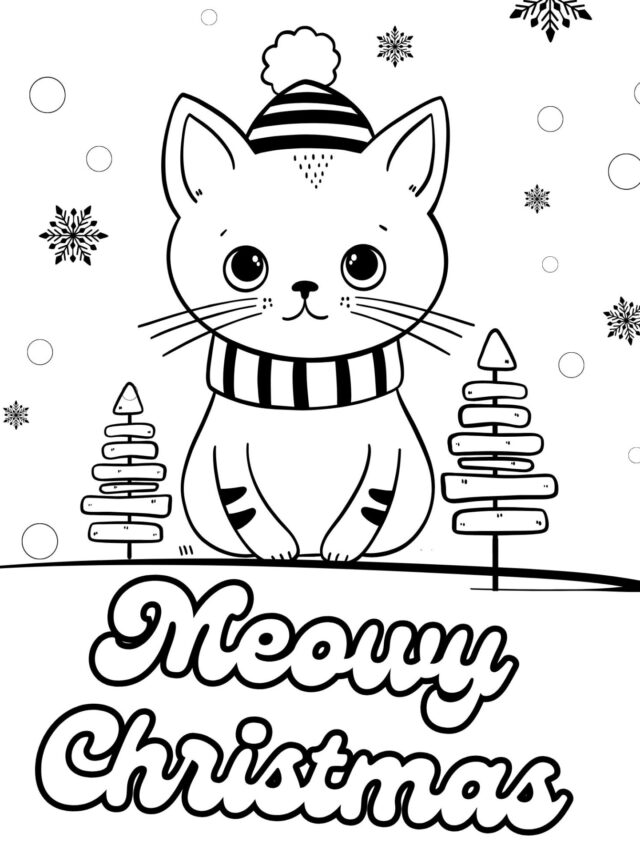 17 Cute Christmas Coloring Pages - Free Printables | Shoestring Baby