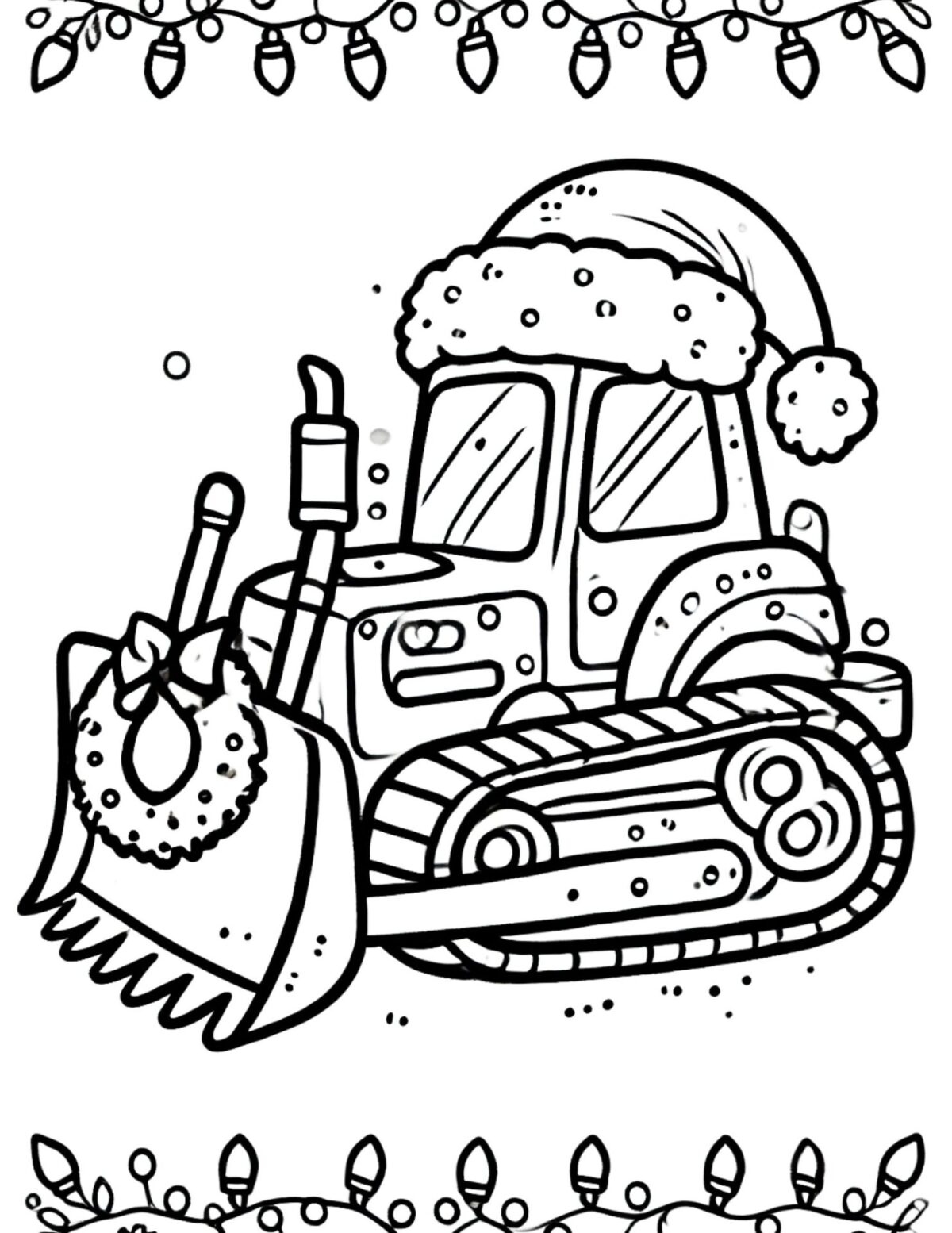 Christmas Truck Coloring Pages - Free Printables
