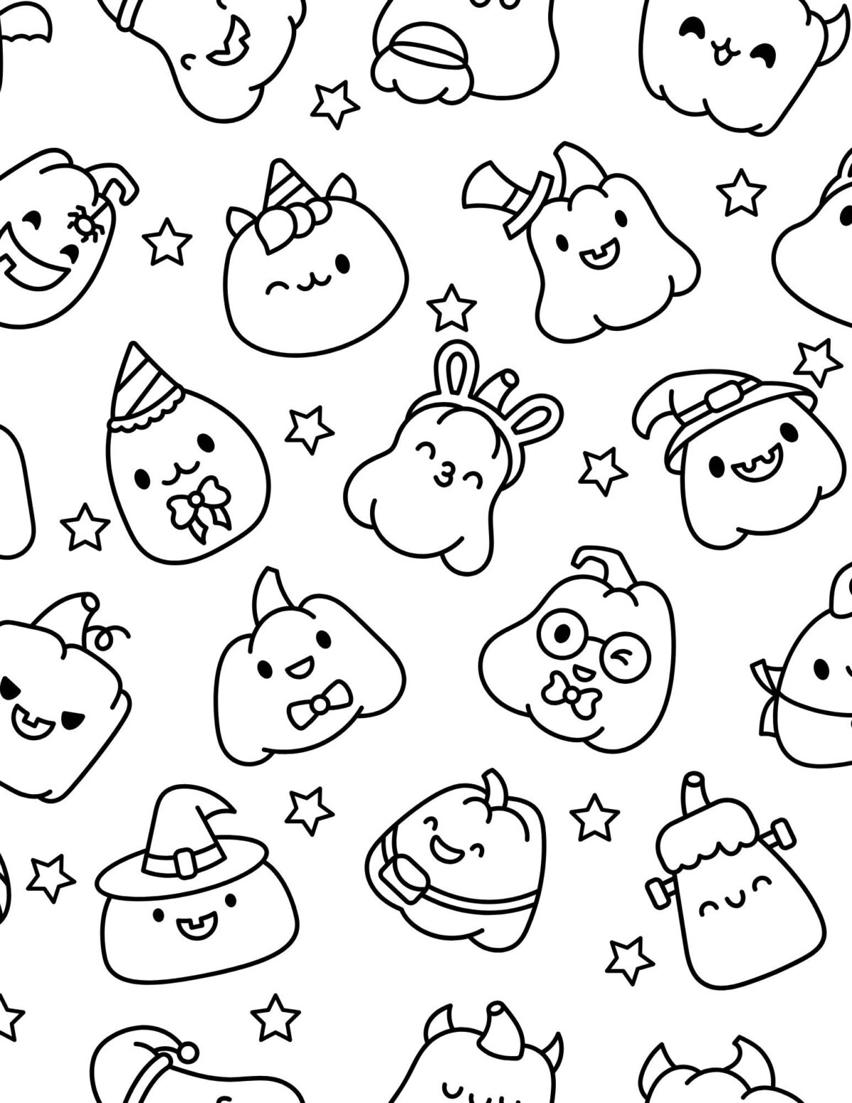 13 Halloween Coloring Pages | Shoestring Baby