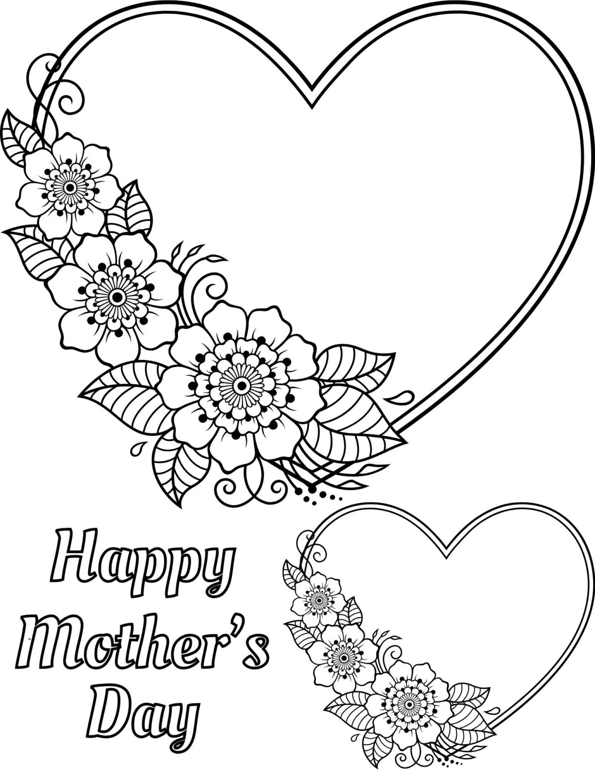 12 Cute Coloring Pages for Mom | Shoestring Baby