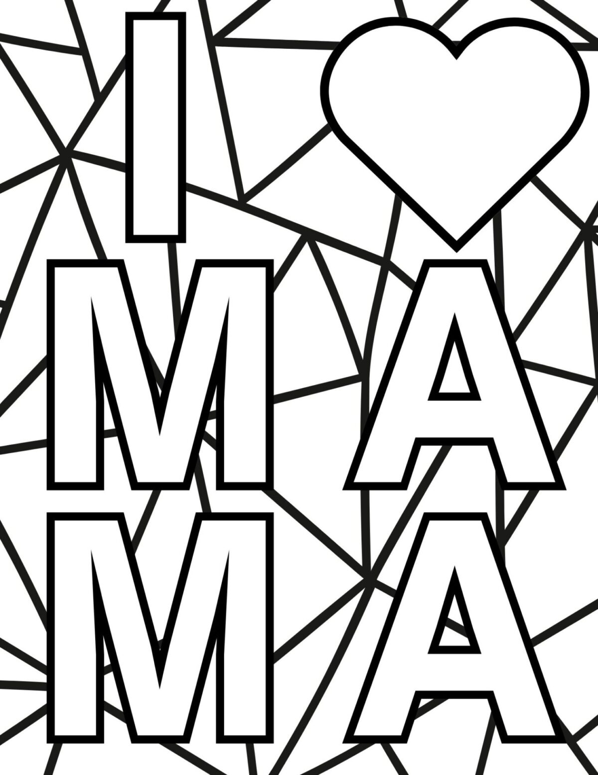 12 Cute Coloring Pages for Mom | Shoestring Baby