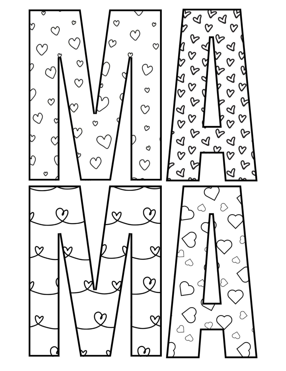 12 Cute Coloring Pages for Mom | Shoestring Baby